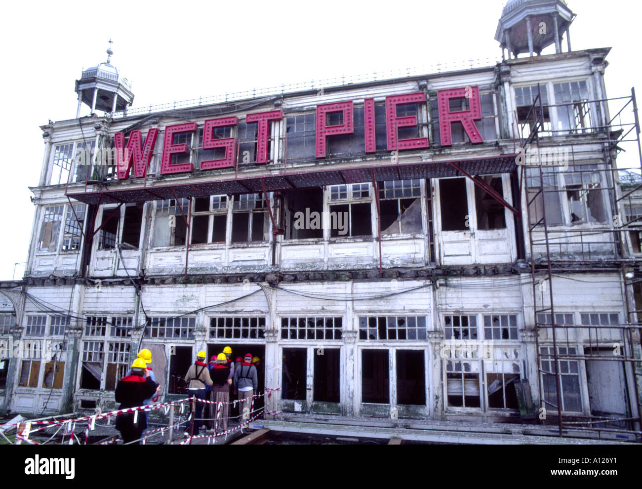 west pier Brighton before the fire Stock Photo - Alamy