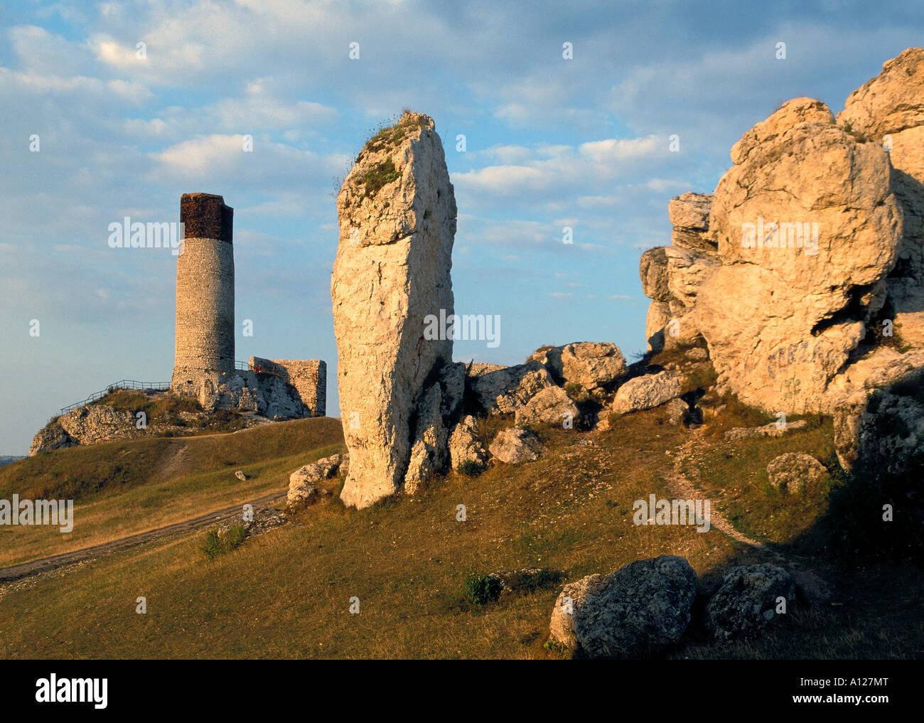 Olsztyn Castle of Poland Olsztyn Ruins of XVI century castle build of ...