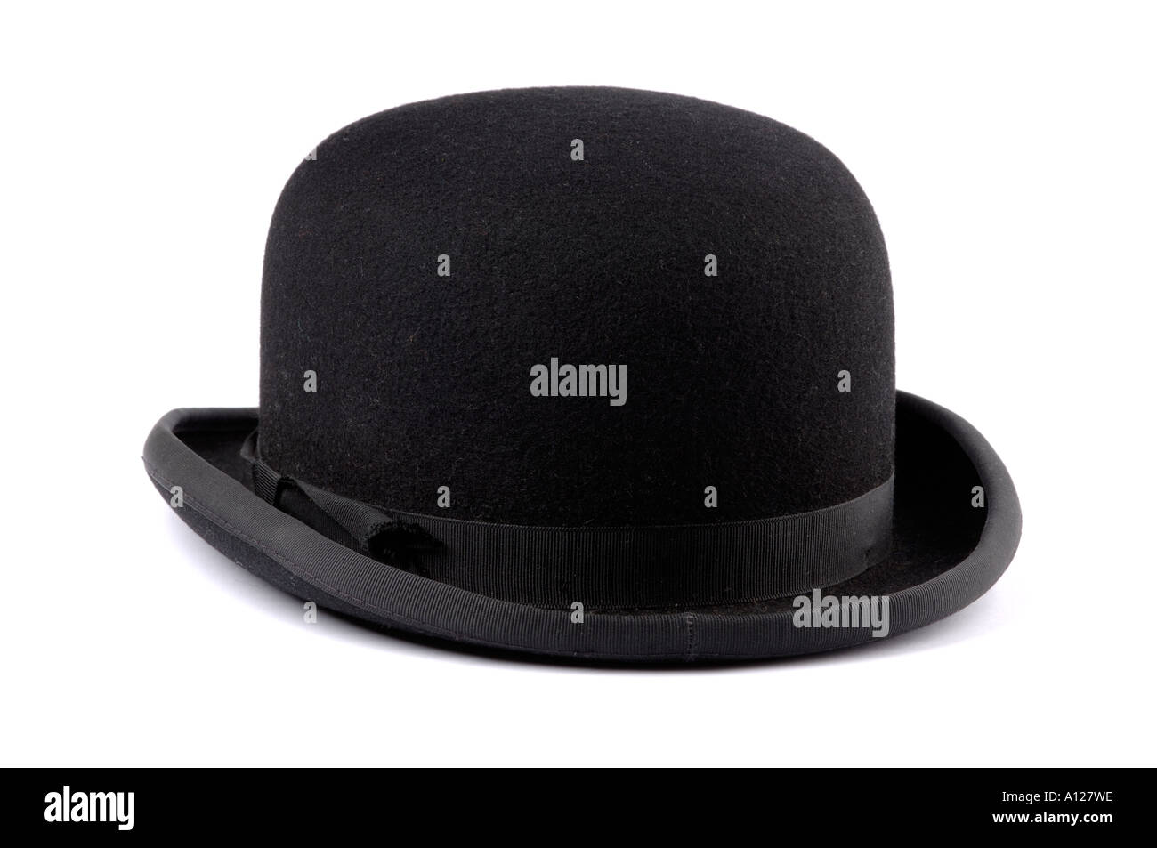 Black bowler hat Stock Photo - Alamy