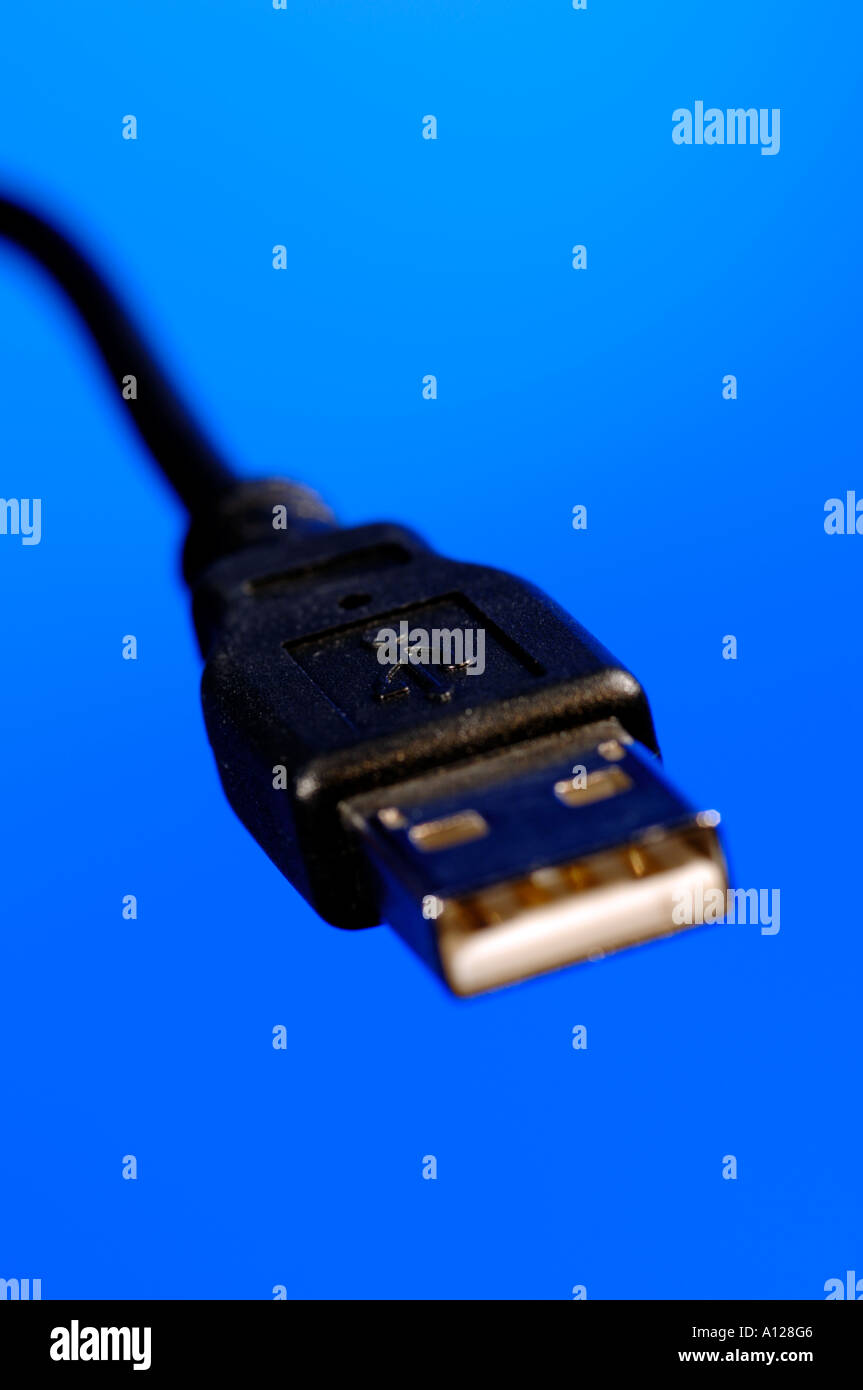 USB computer cable Stock Photo - Alamy