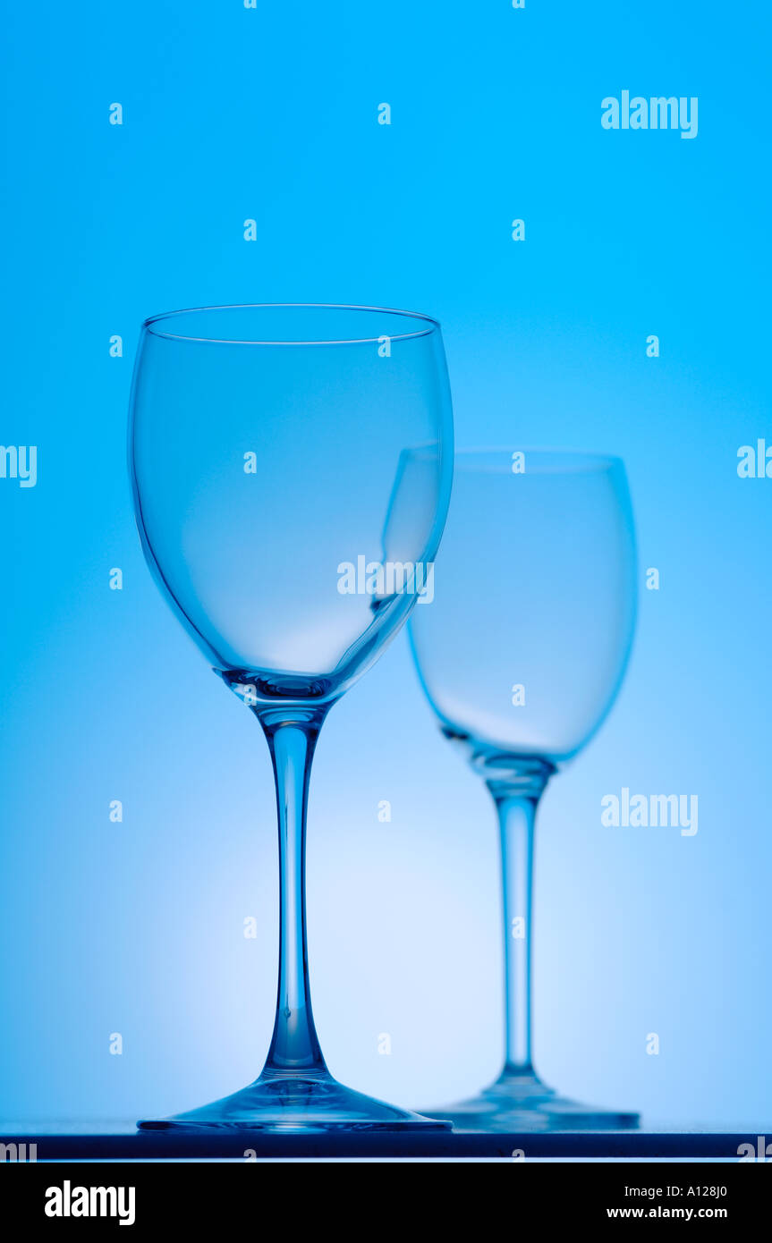 Two wine glasses Stock Photo - Alamy