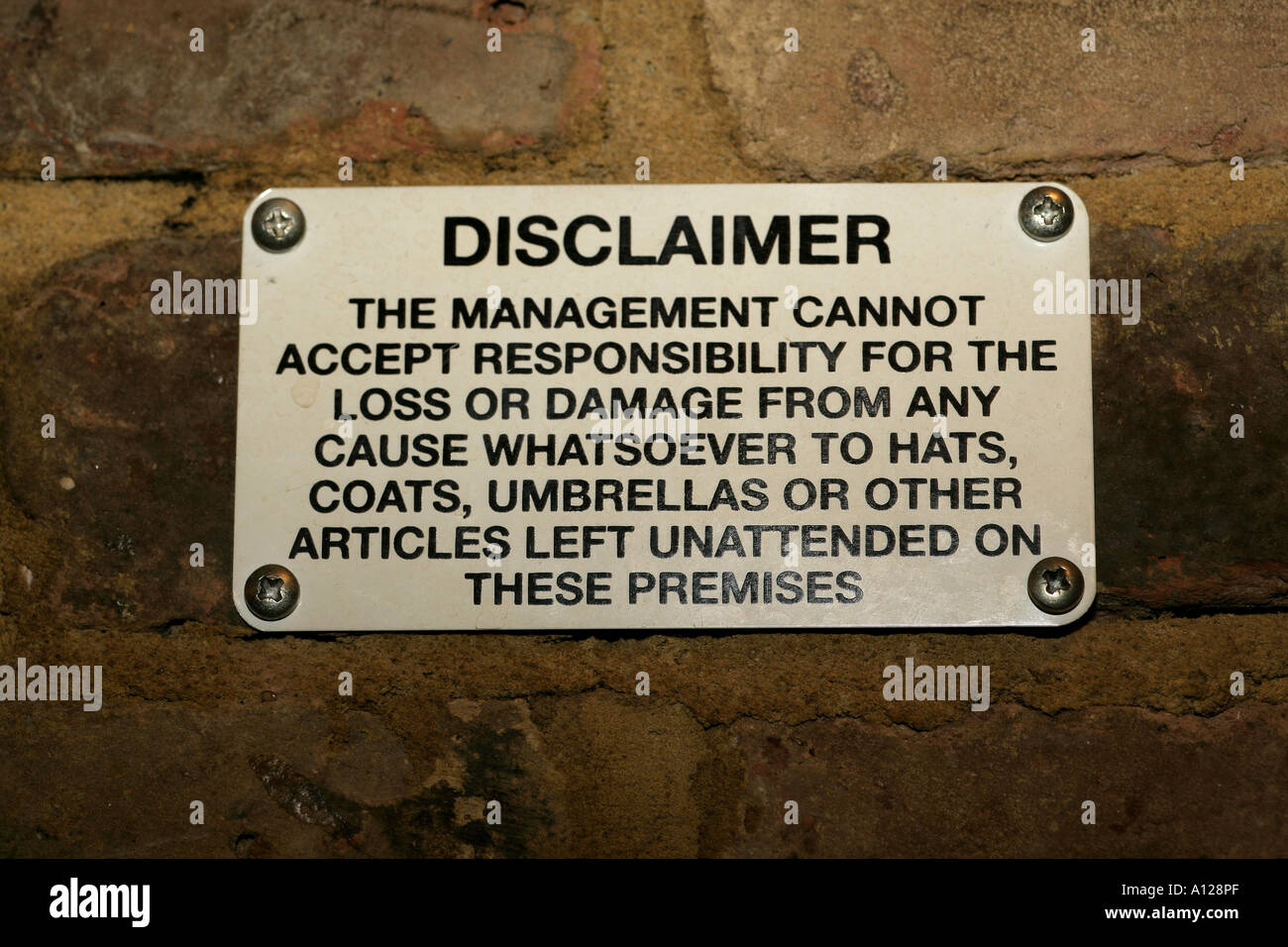 Disclaimer Stock Photos & Disclaimer Stock Images - Alamy