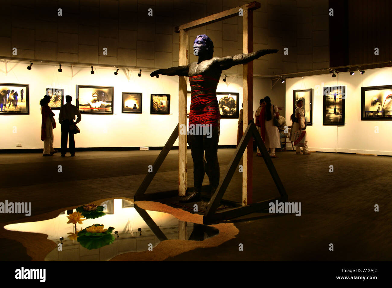 RSC75006 Indian contemporary installation art by Ajay De exhibition at ...