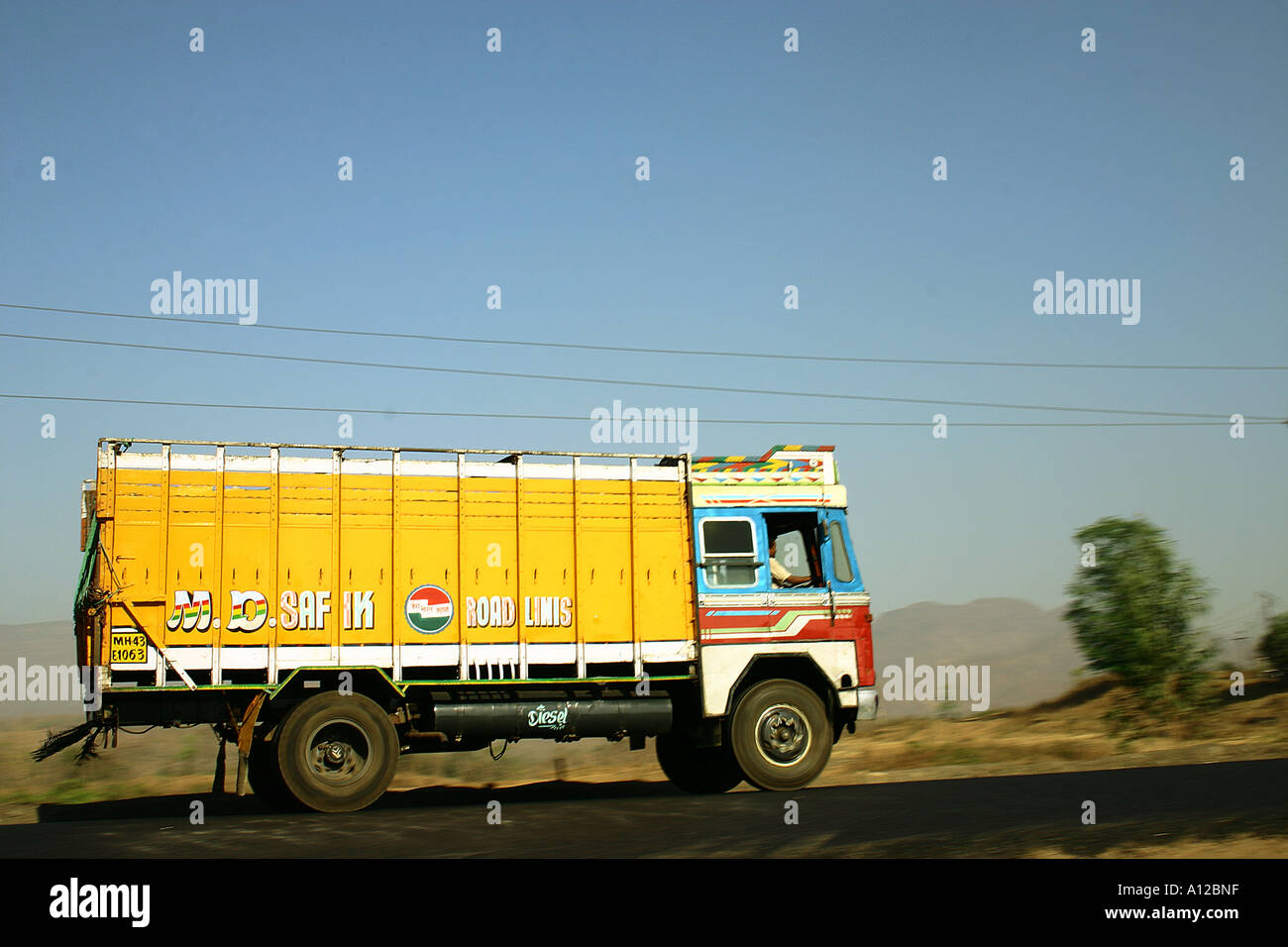 Indian loaded truck hi-res stock photography and images - Alamy