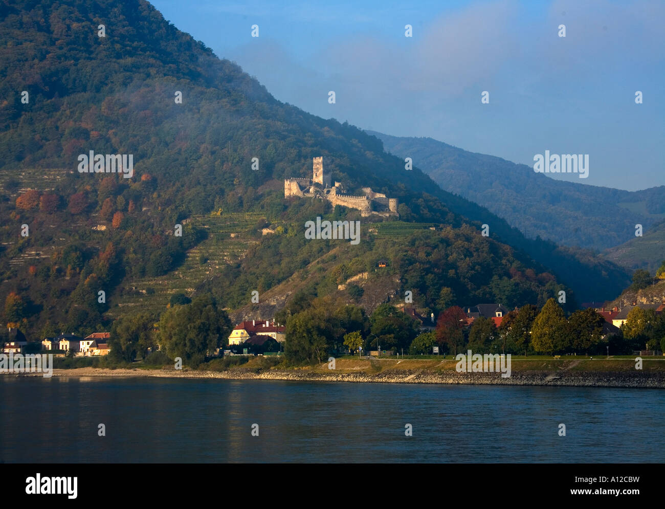 Spitz Castle in Wachau Lower Austria Stock Photo - Alamy