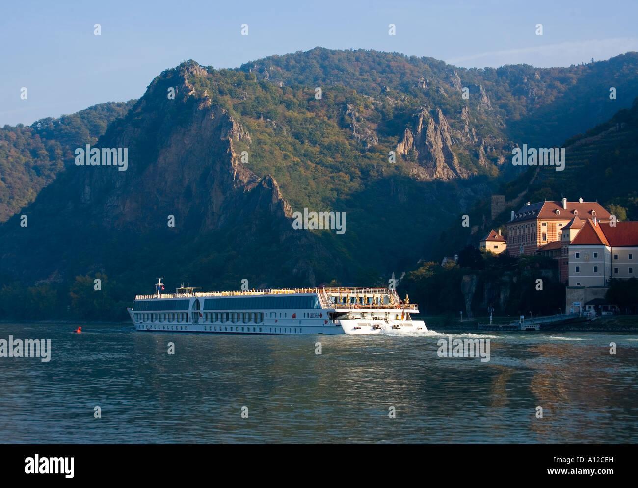 Tourist ship on Danube River Stock Photo - Alamy