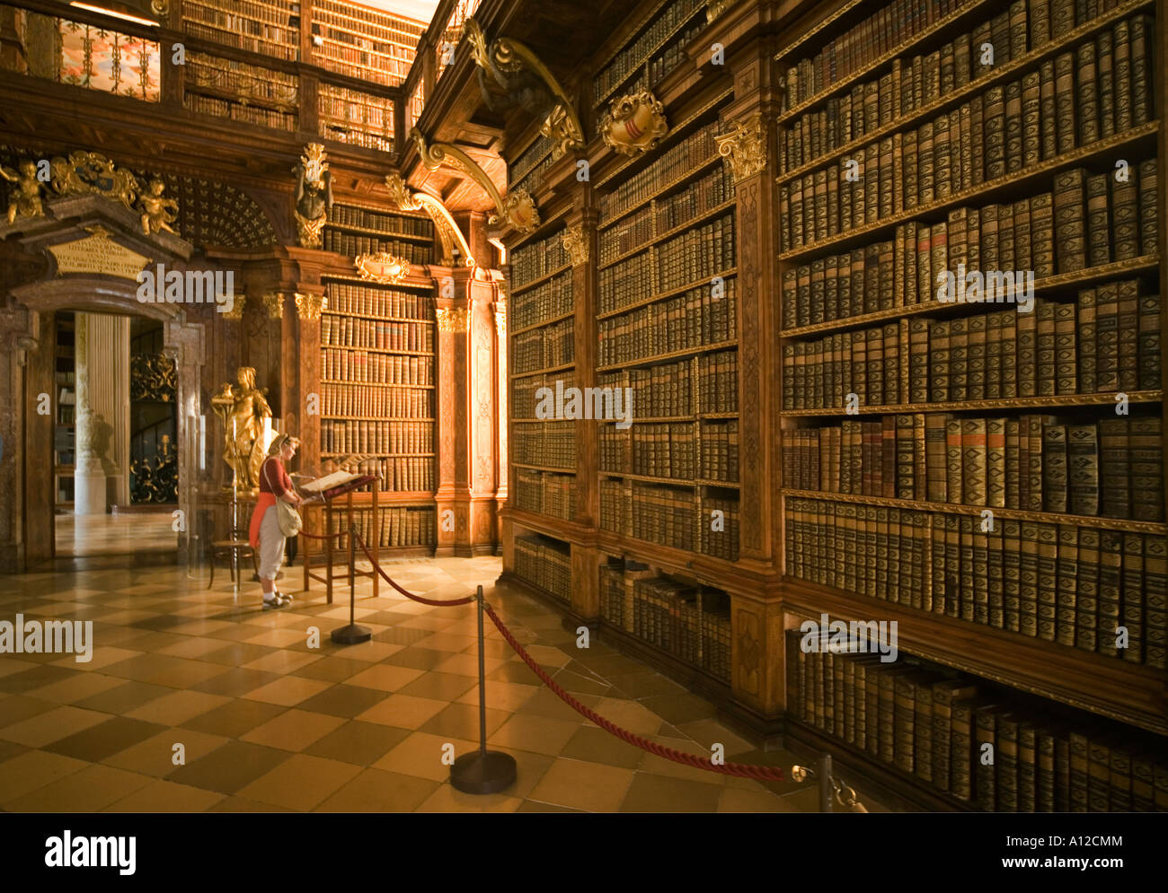 Melk abbey library hi-res stock photography and images - Alamy