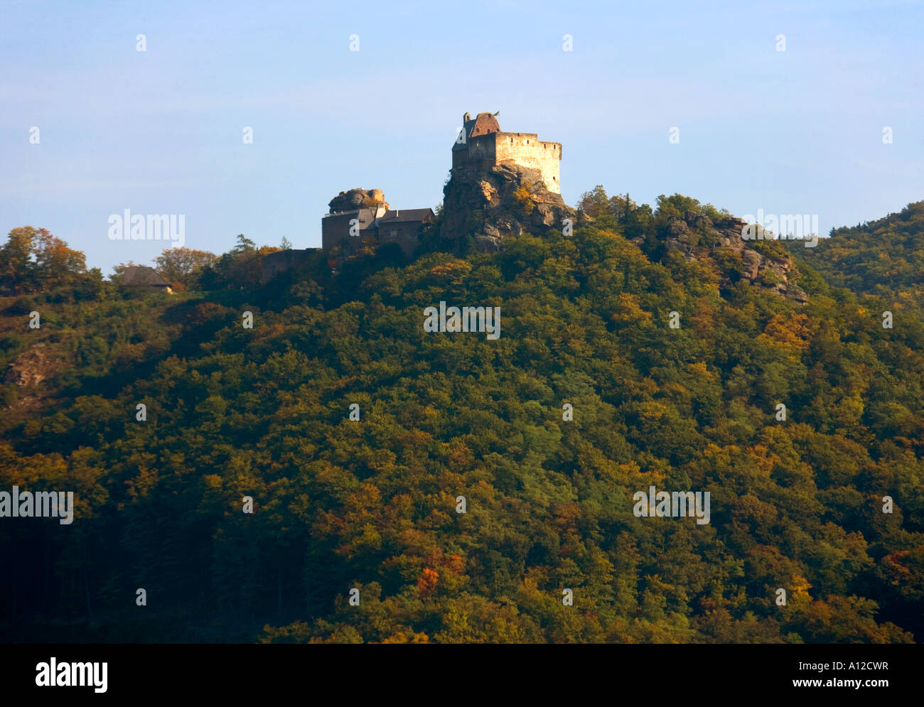 Aggstein Castle in Lower Austria Stock Photo - Alamy