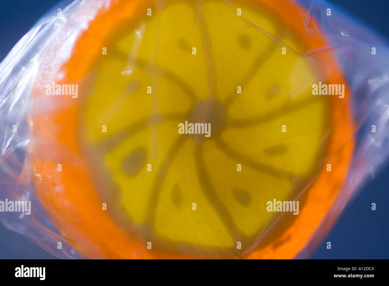 an orange and yellow candy Stock Photo - Alamy