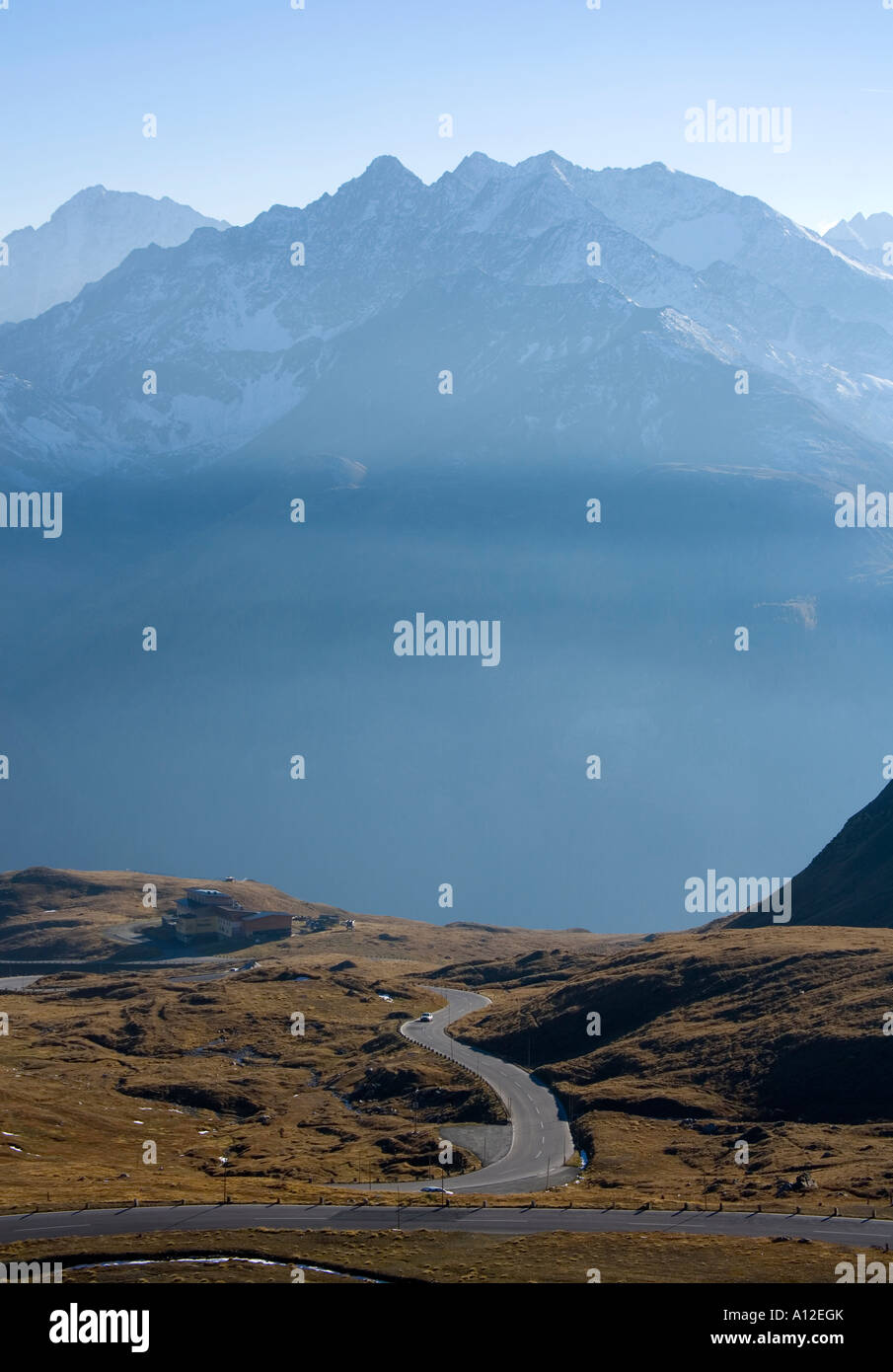 Road Grossglockner High Alps at fall Austria Stock Photo - Alamy