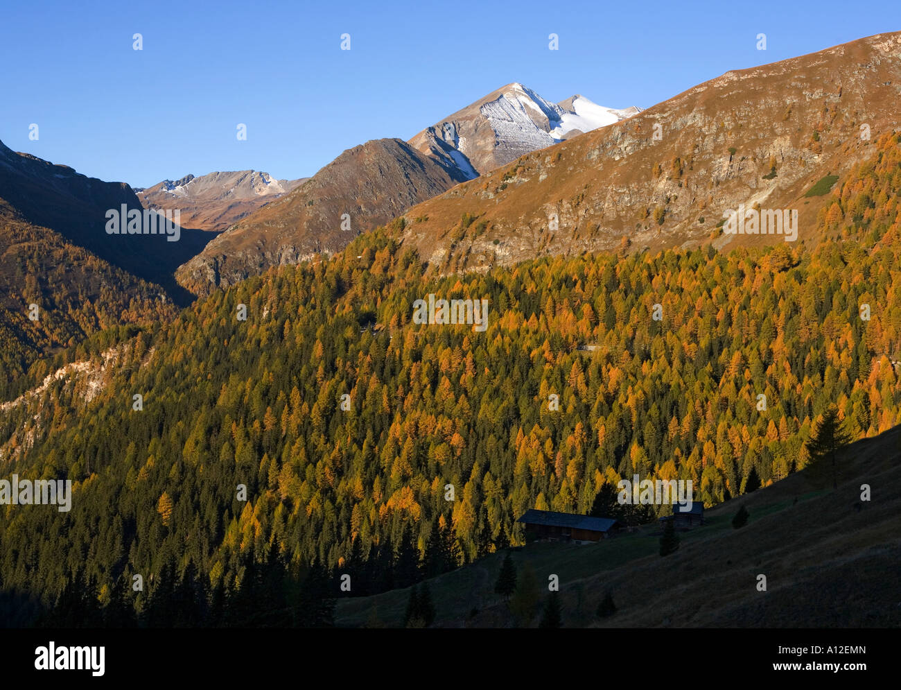 High Alps at fall Austria Stock Photo - Alamy