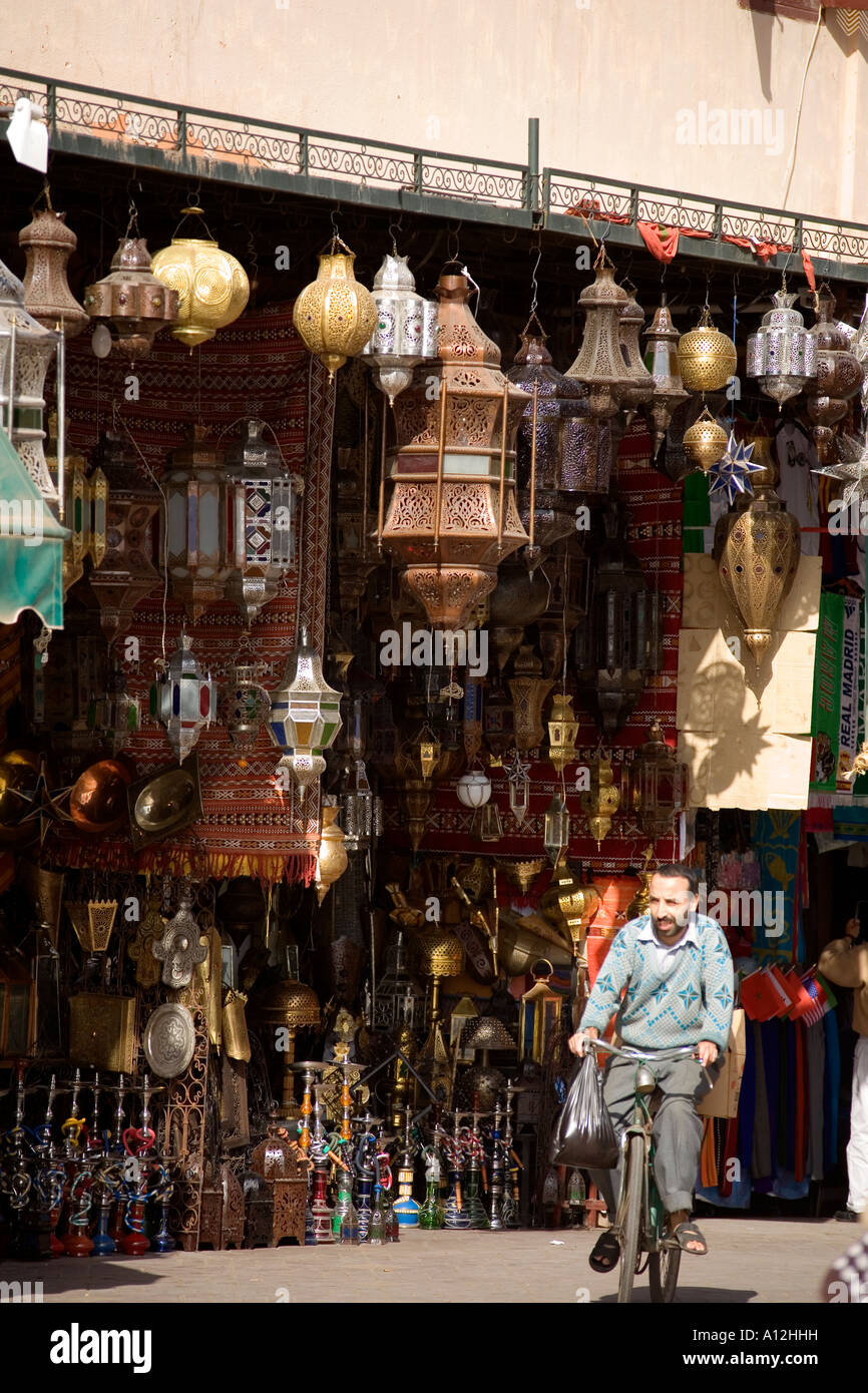 The old souk in Marrakech Morocco Stock Photo - Alamy
