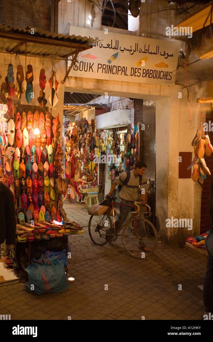 The old souk in Marrakech Morocco Stock Photo - Alamy