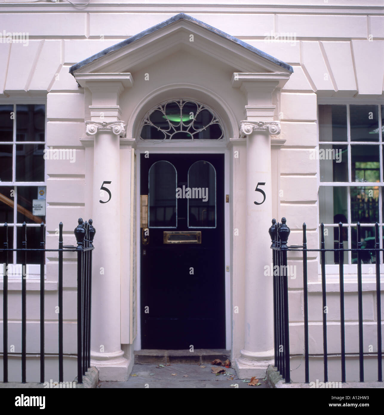 The door and entrance to law offices at 5 Field Court Law Chambers ...