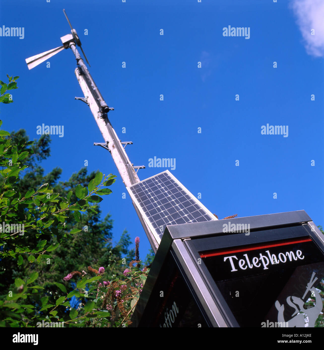 Solar green energy power wales hi-res stock photography and images - Alamy