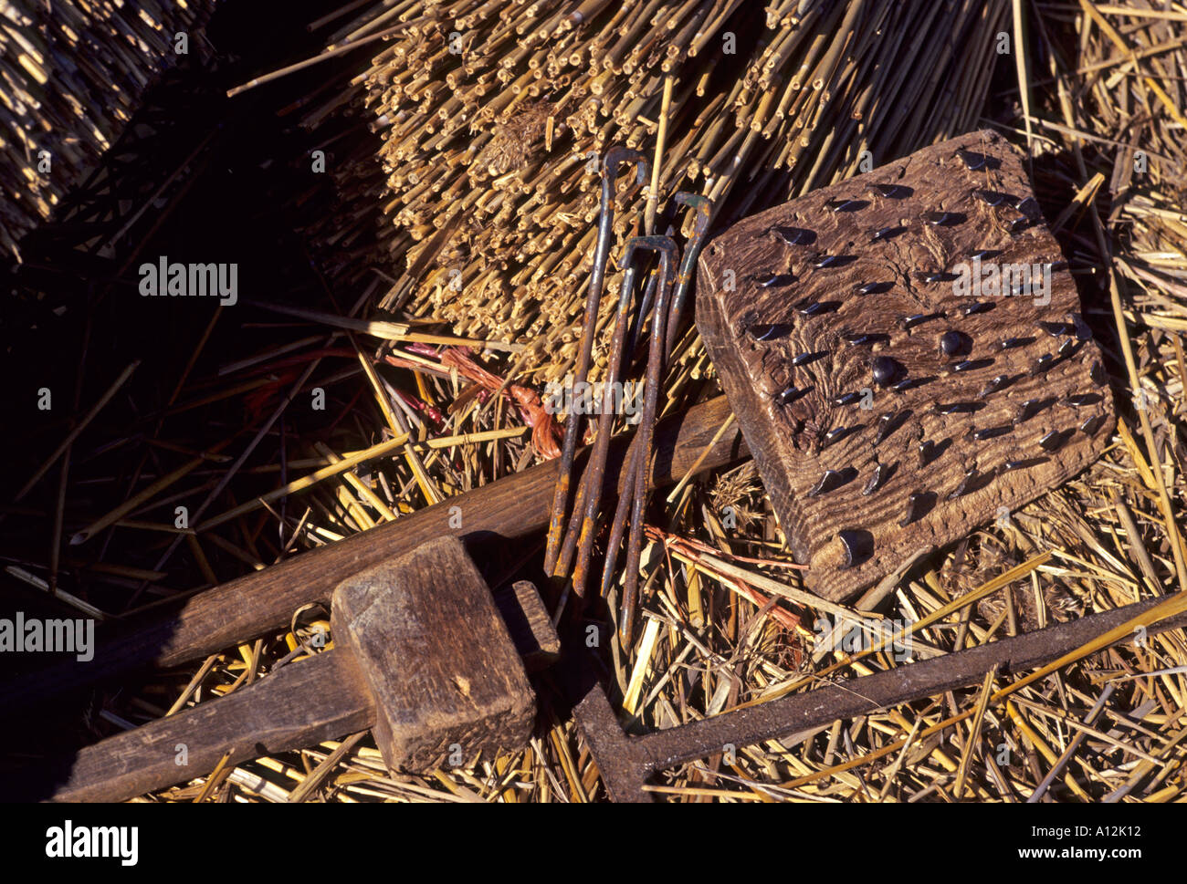 Thatching tools hi-res stock photography and images - Alamy