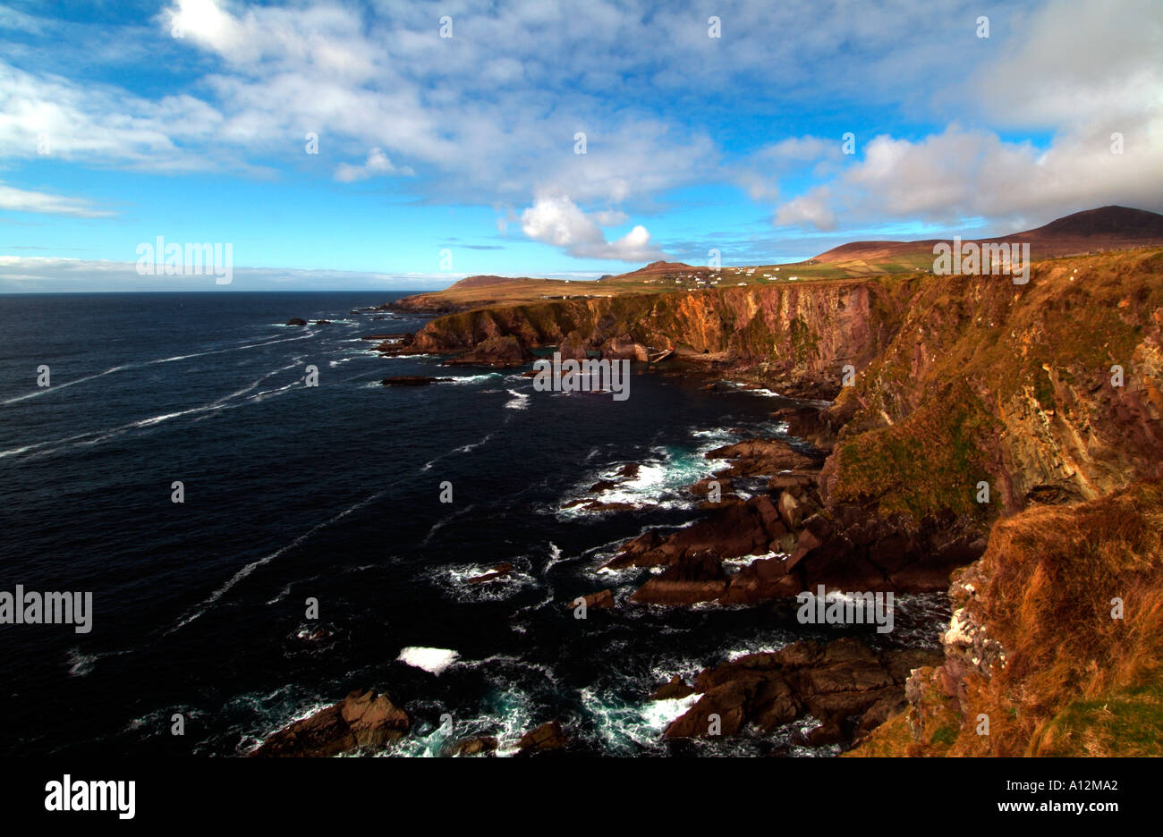 View towards Dunquin on the Dingle peninsula County Kerry Ireland Stock ...