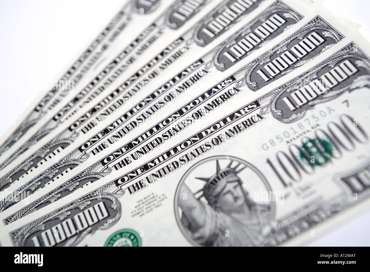 Novelty One million US dollar banknotes Stock Photo - Alamy