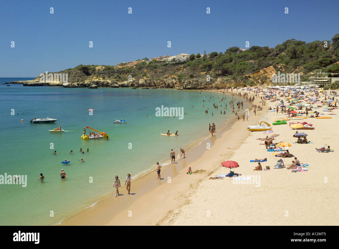 Praia da Oura beach, near Albufeira, Algarve, Portugal Stock Photo - Alamy