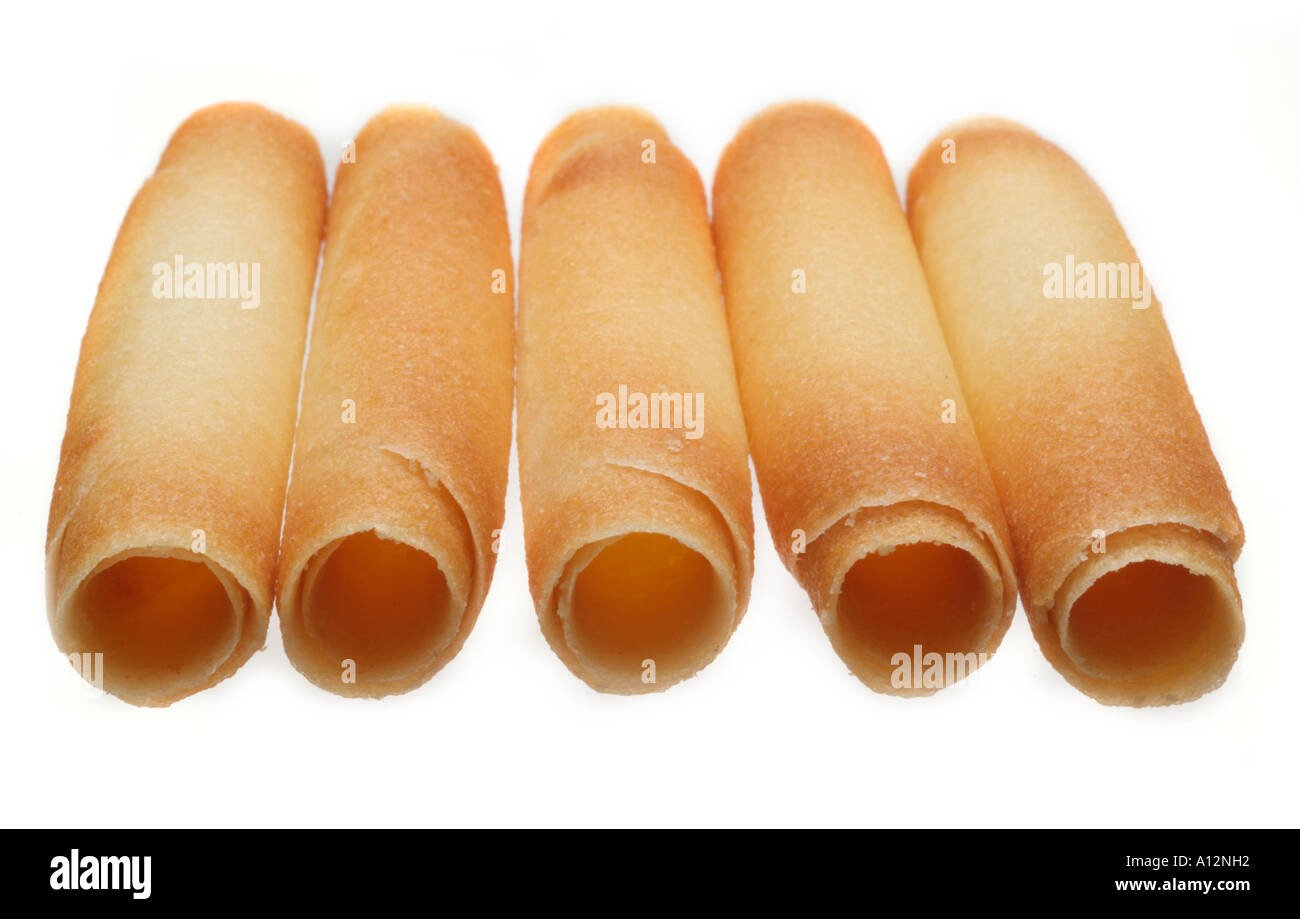 Cream crisp vanilla flavour snack hi-res stock photography and images ...