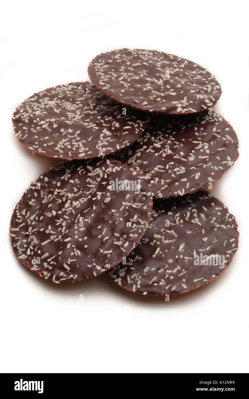 Round biscuit chocolate base hi-res stock photography and images - Alamy
