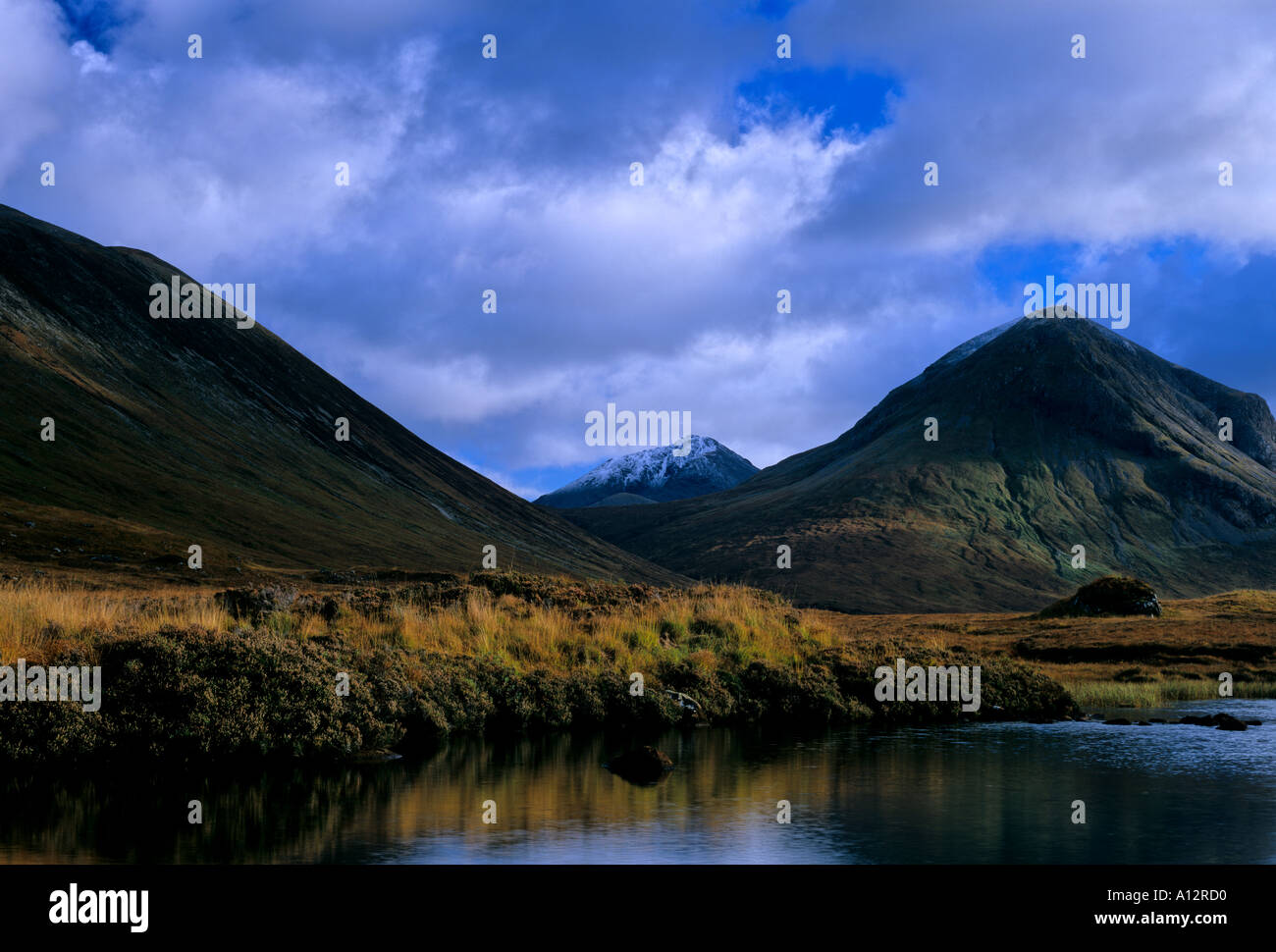The Cuillin Hills at Glen Sligachan Isle of Skye Stock Photo - Alamy