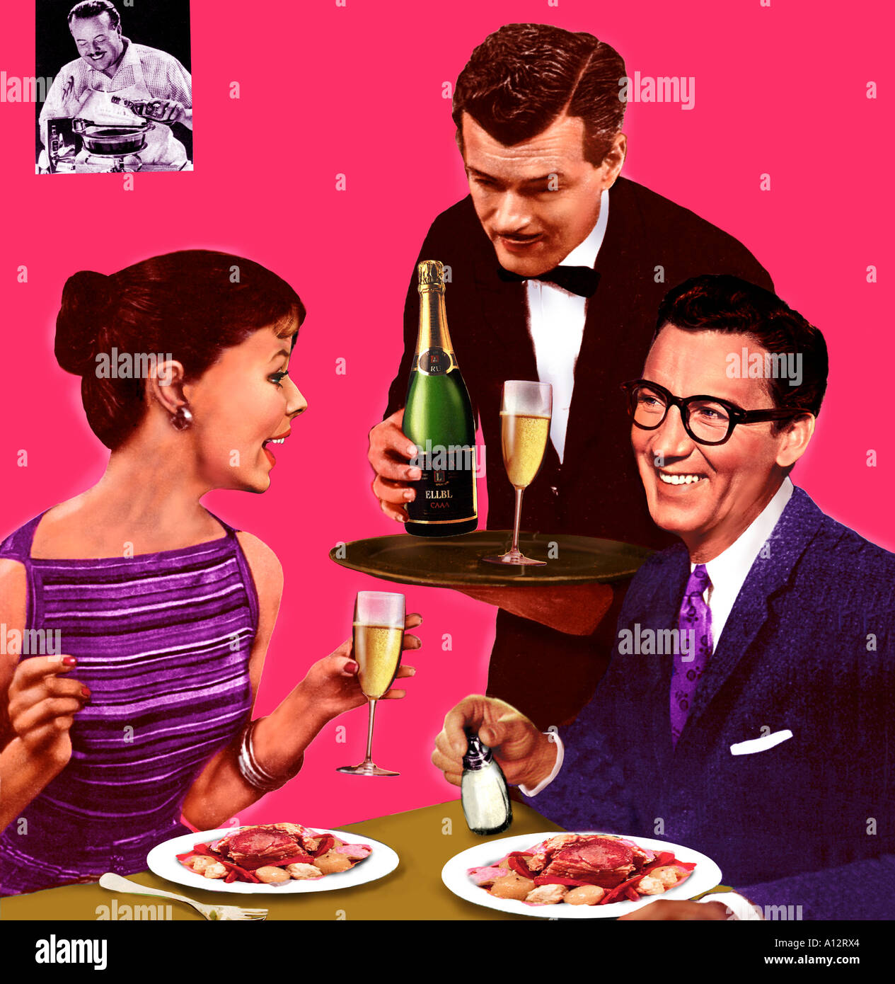 1950s couple hi-res stock photography and images - Alamy