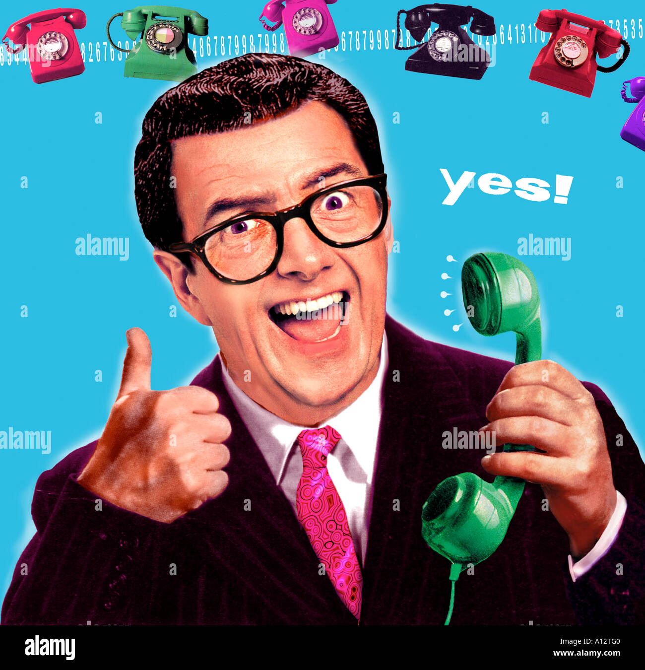 1950s man hi-res stock photography and images - Alamy