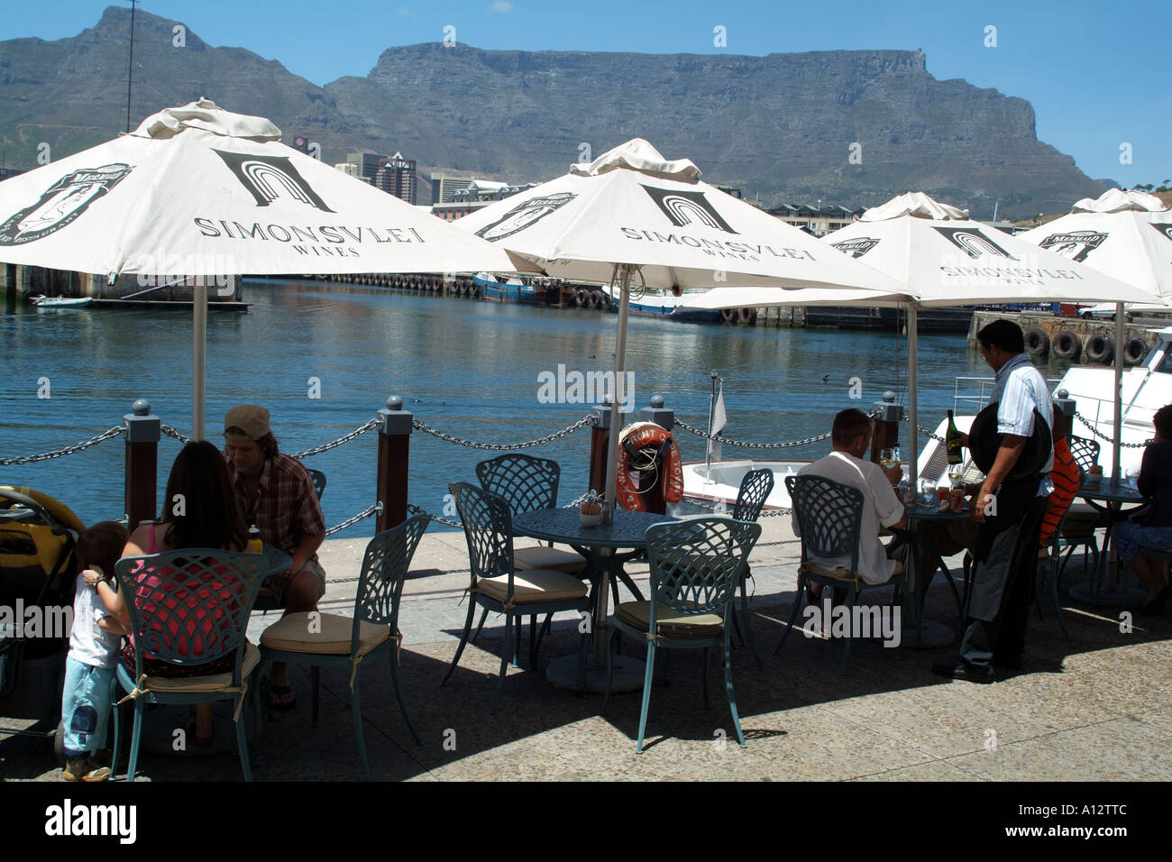 Victoria and Alfred Waterfront Cape Town South Africa RSA Dining below ...