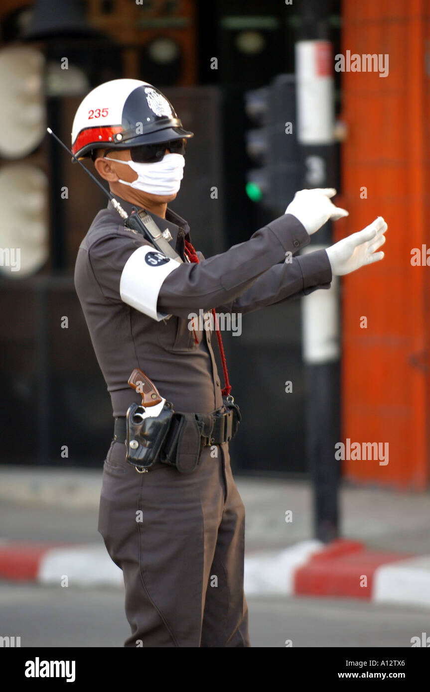 Traffic police Chiang Mai Thailand Stock Photo - Alamy