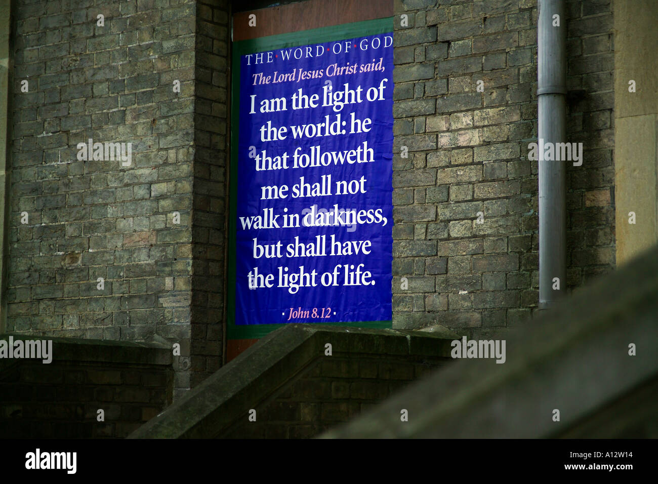 Follow jesus sign hi-res stock photography and images - Alamy