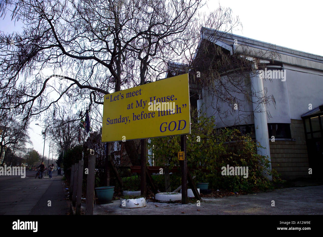 Christ preach sign hi-res stock photography and images - Alamy