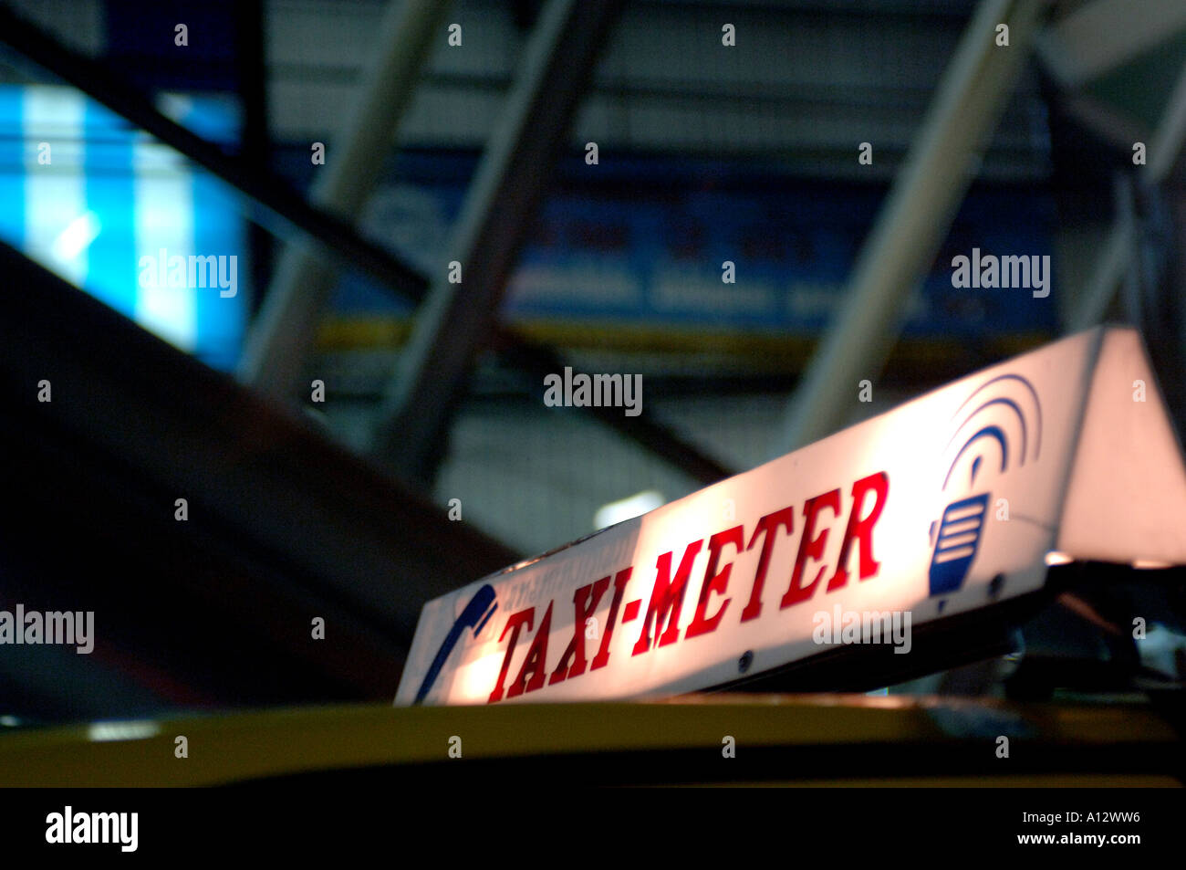 Taxi Meter sign Bangkok Thailand Stock Photo - Alamy