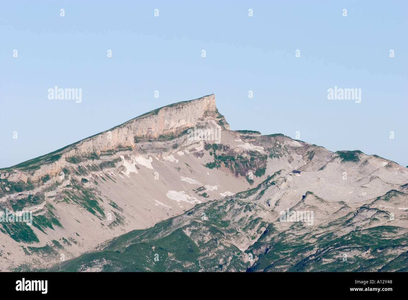 Hoher Ifen view from Fellhorn Allgaeu Alps Germany Austria Stock Photo ...