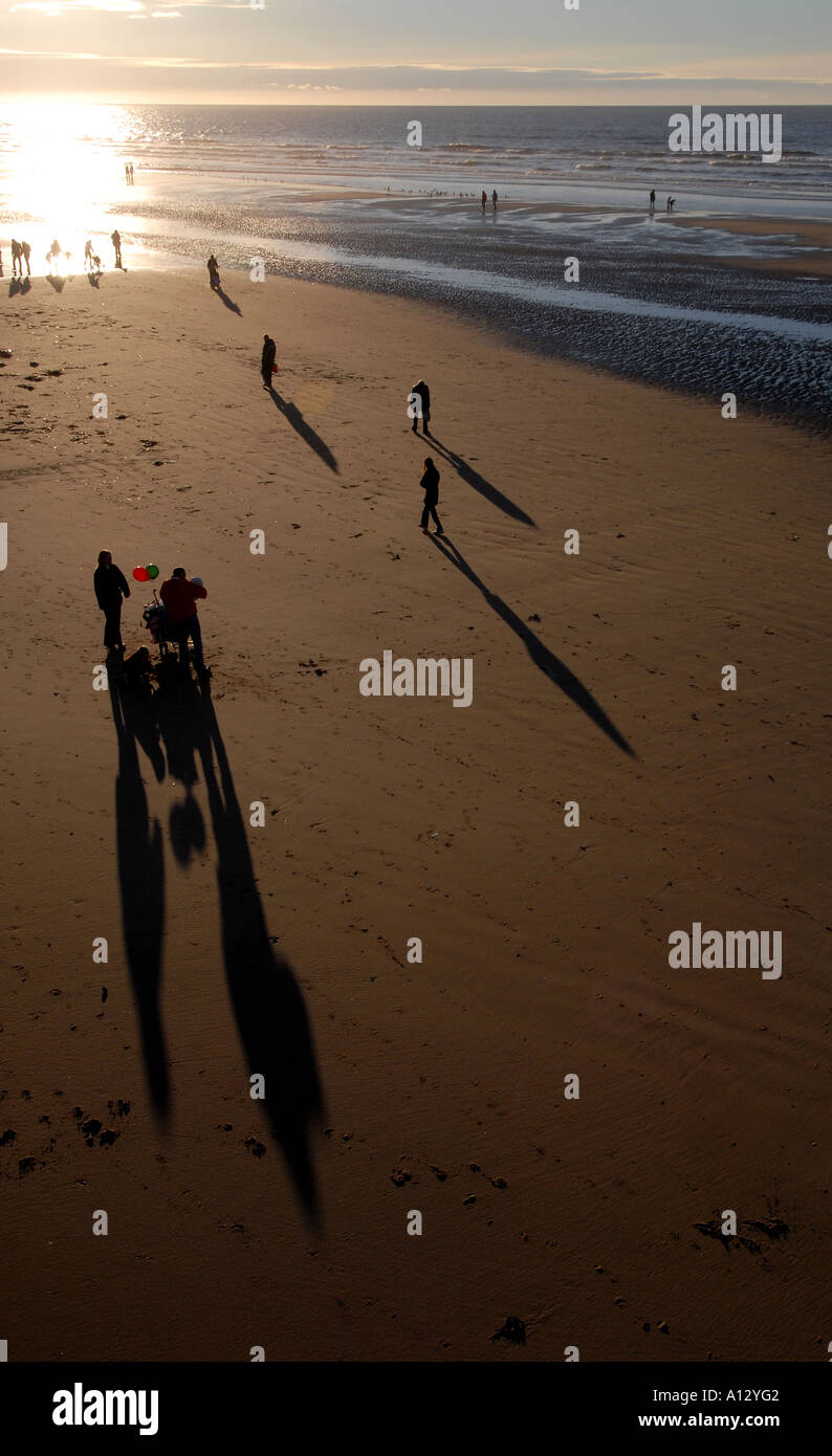 On the beach winter Blackpool Lancashire United Kingdom of Great ...
