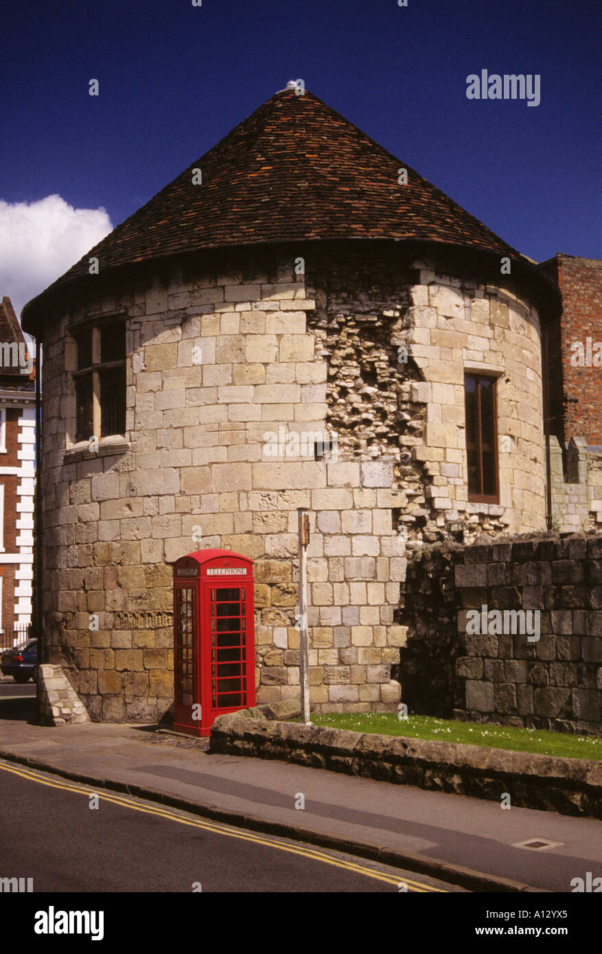 St Marys Tower and City Walls Marygate York North Yorkshire England UK ...