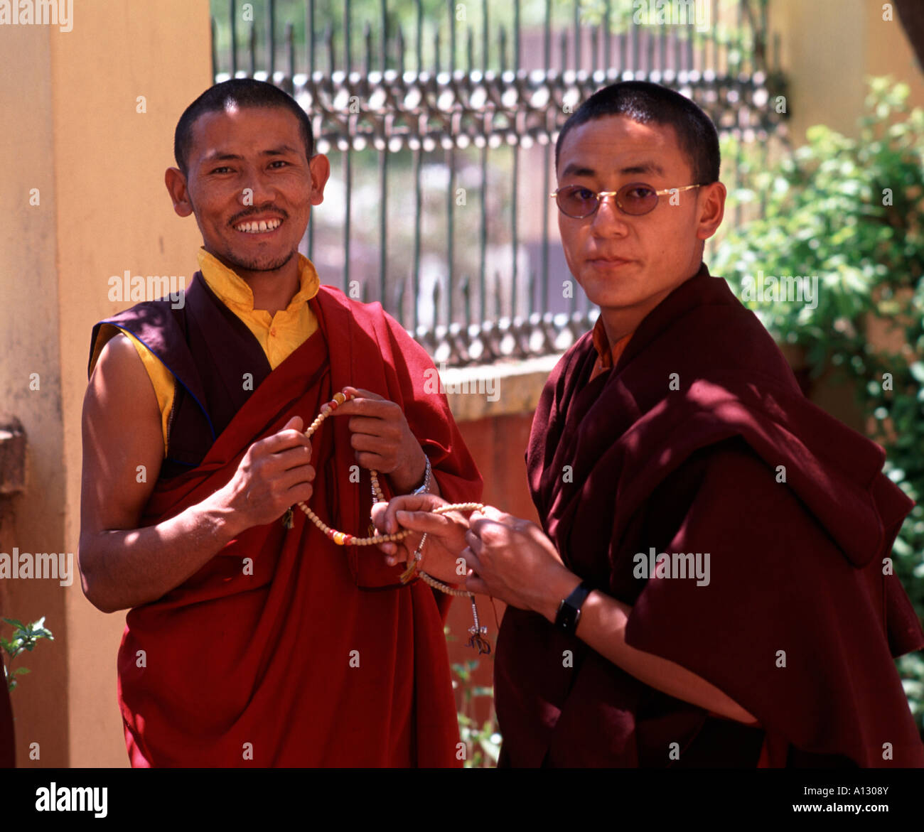 Tibetan monks in kathmandu nepal hi-res stock photography and images ...