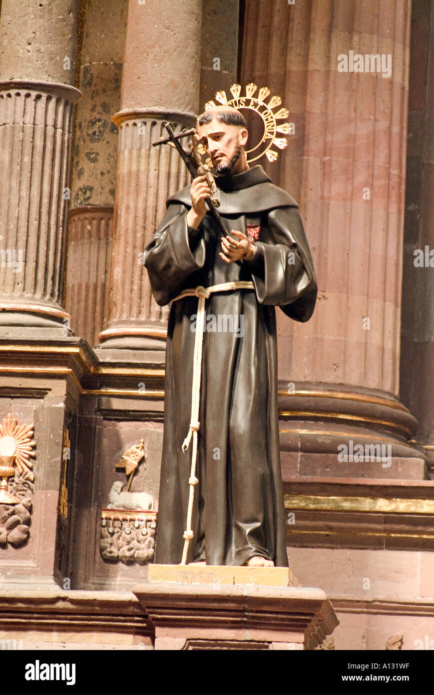 Religious statue in church San Miguel de Allende Mexico Stock Photo - Alamy
