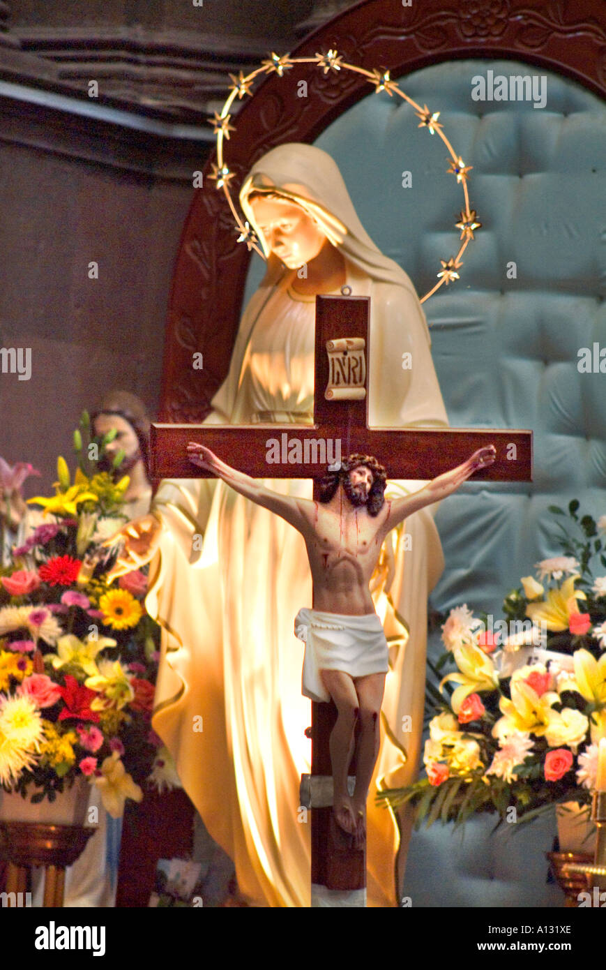 Jesus cross mary hi-res stock photography and images - Alamy