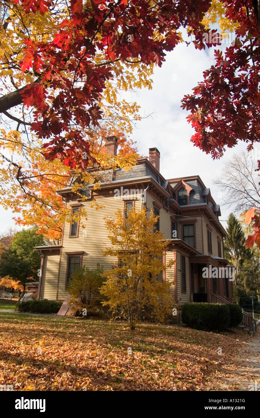 Foliage and House Stock Photo - Alamy