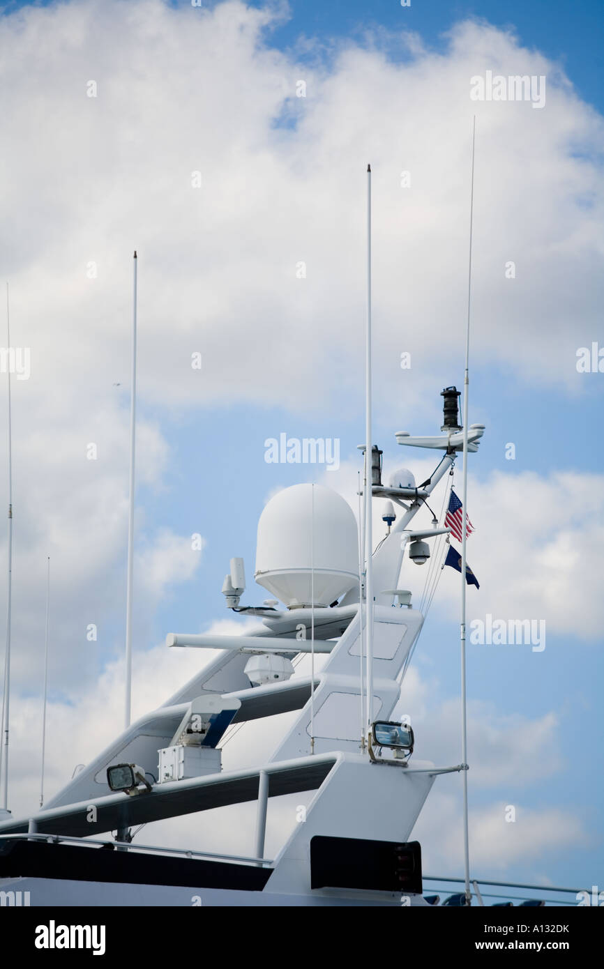 Navigation and Communication Equipment on Ship Stock Photo - Alamy