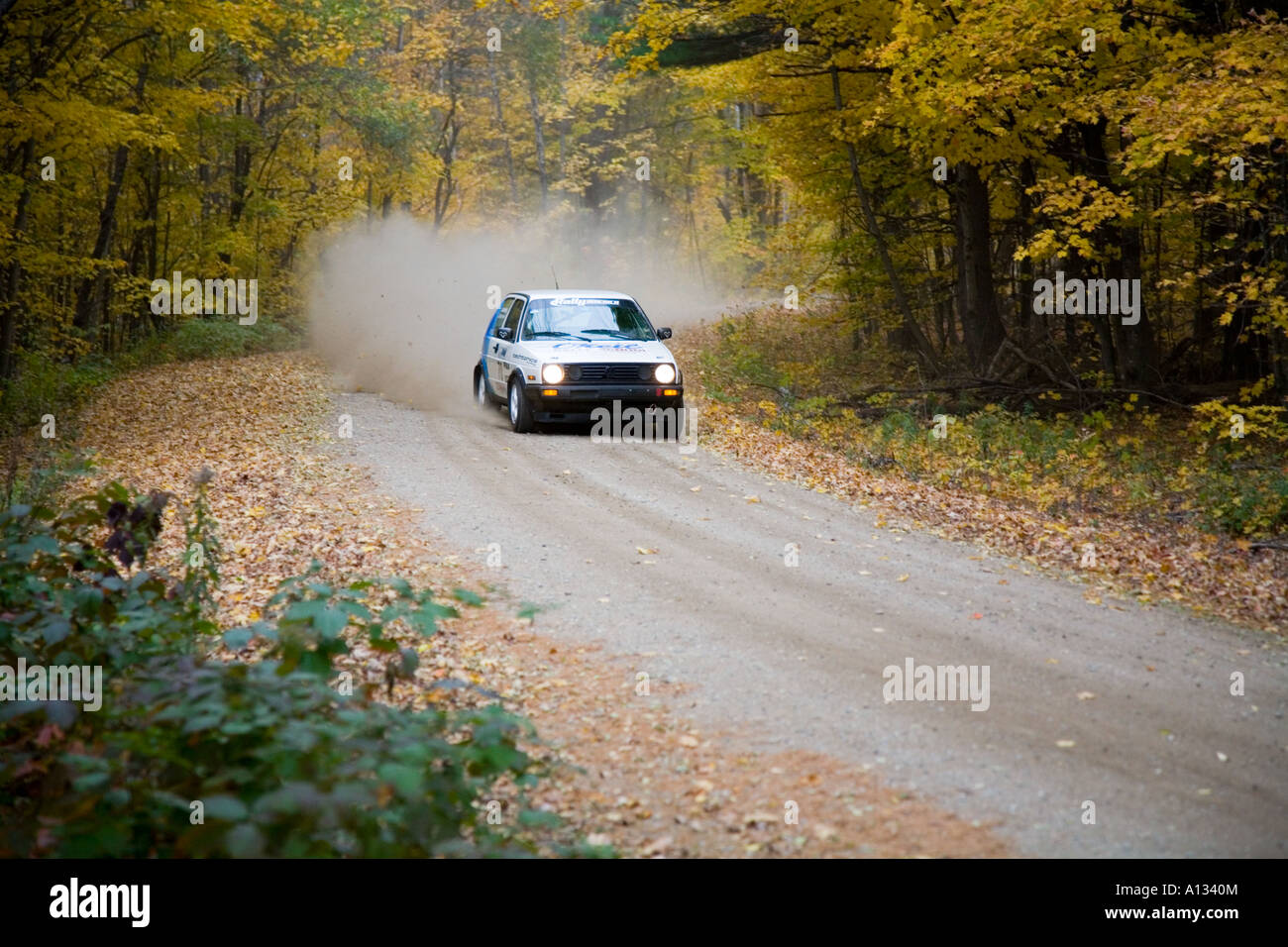 Dirt Road Rally Racing Stock Photo - Alamy