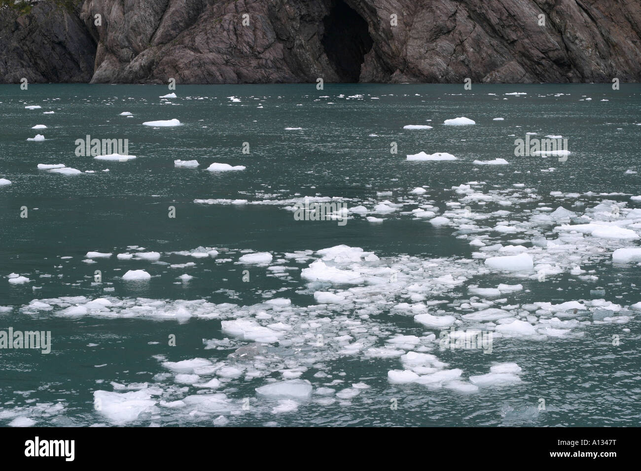 Ice floating in water Stock Photo - Alamy