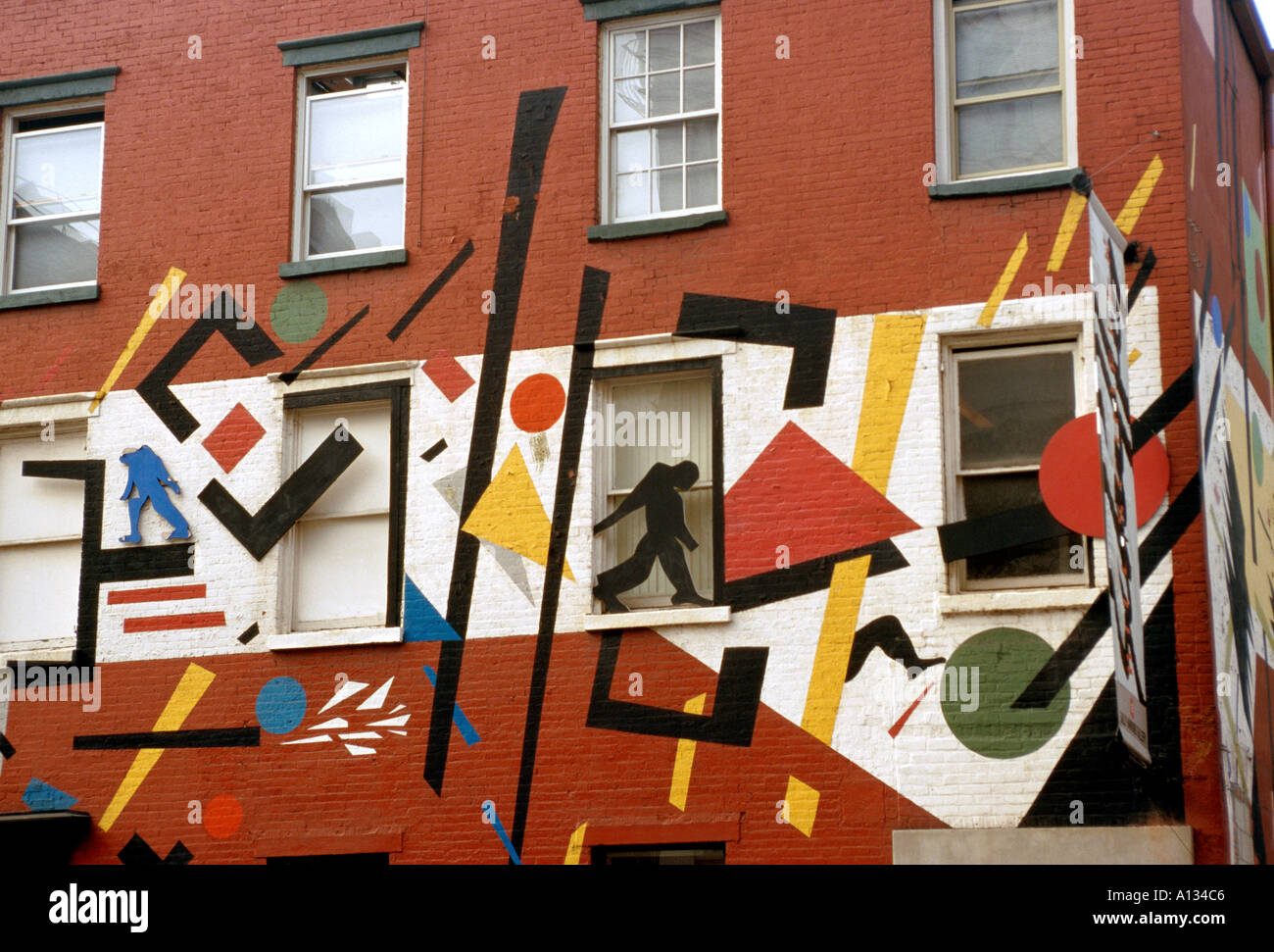 graphic building new york city Stock Photo - Alamy