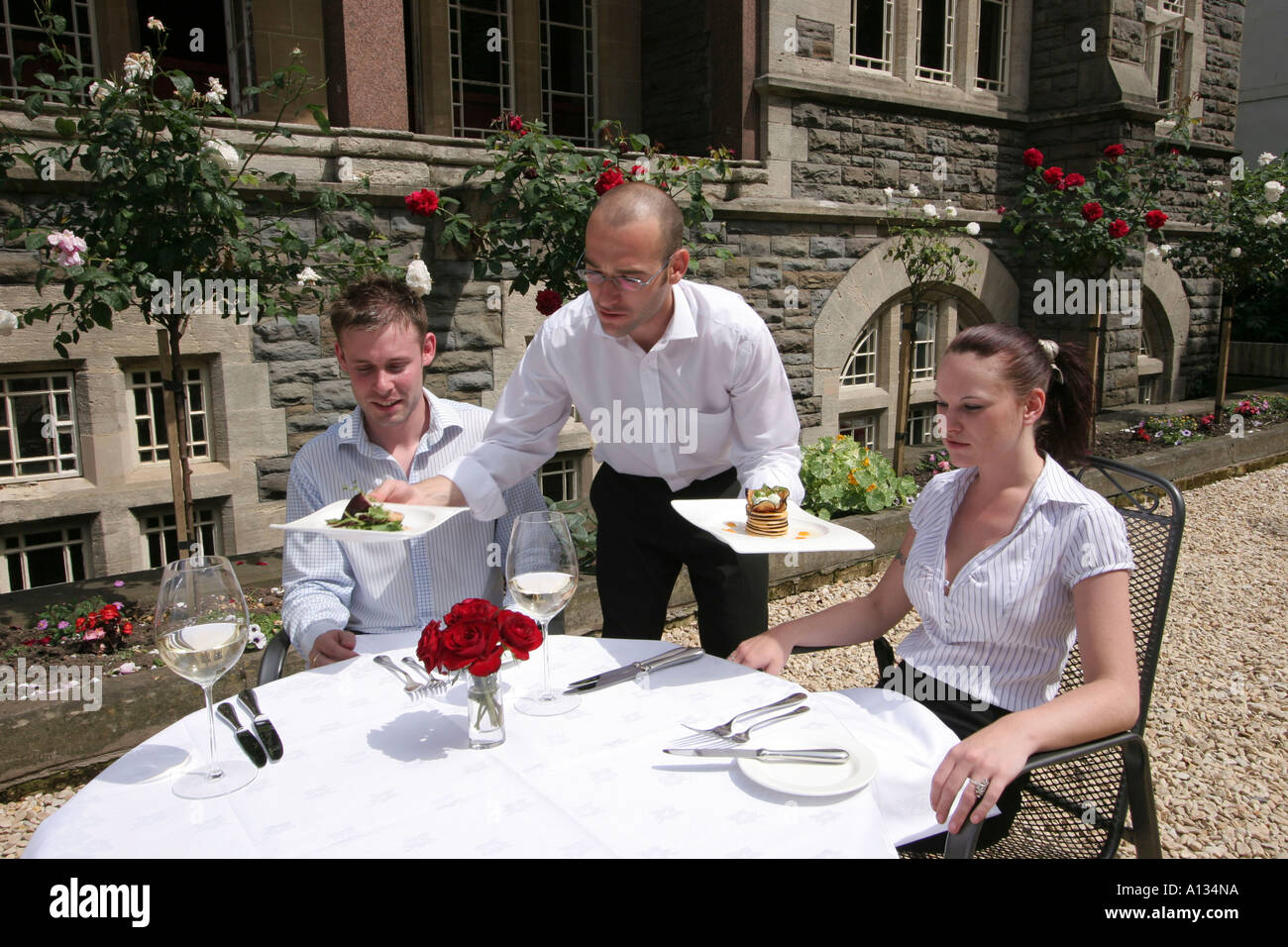Dining Outdoors Park House Club Park Place Cardiff City Centre South ...