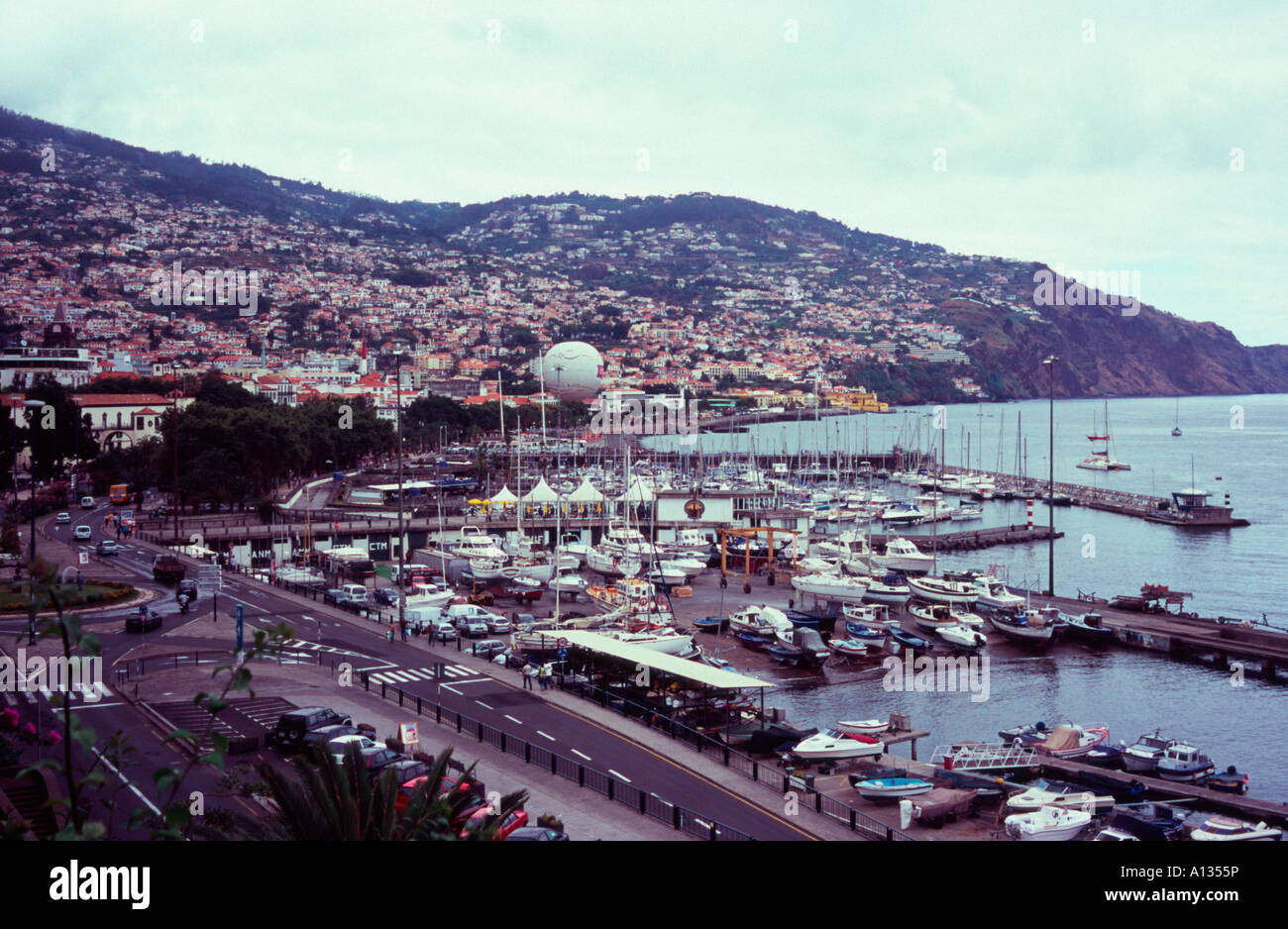 The harbour at Funchal, Madeira, Portugal Stock Photo - Alamy