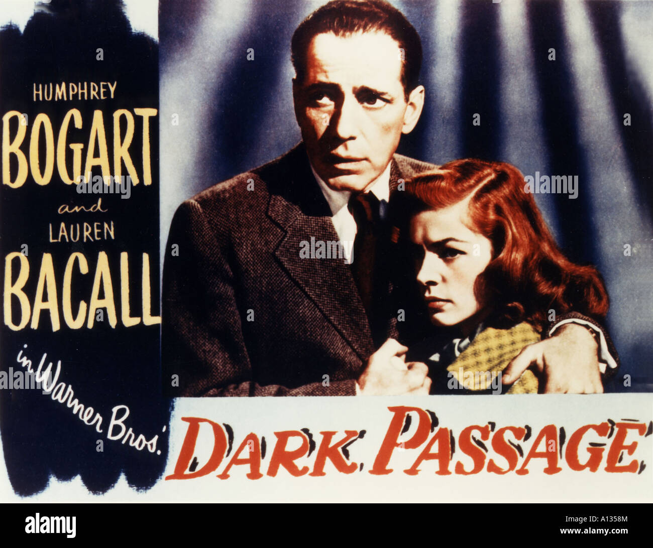 Dark passage 1947 Delmer Daves Humphrey Bogart Lauren Bacall Stock ...