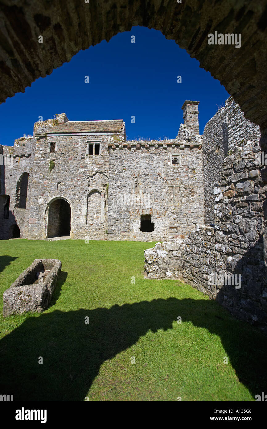 Weobly Castle, Gower, South Wales, UK Stock Photo - Alamy