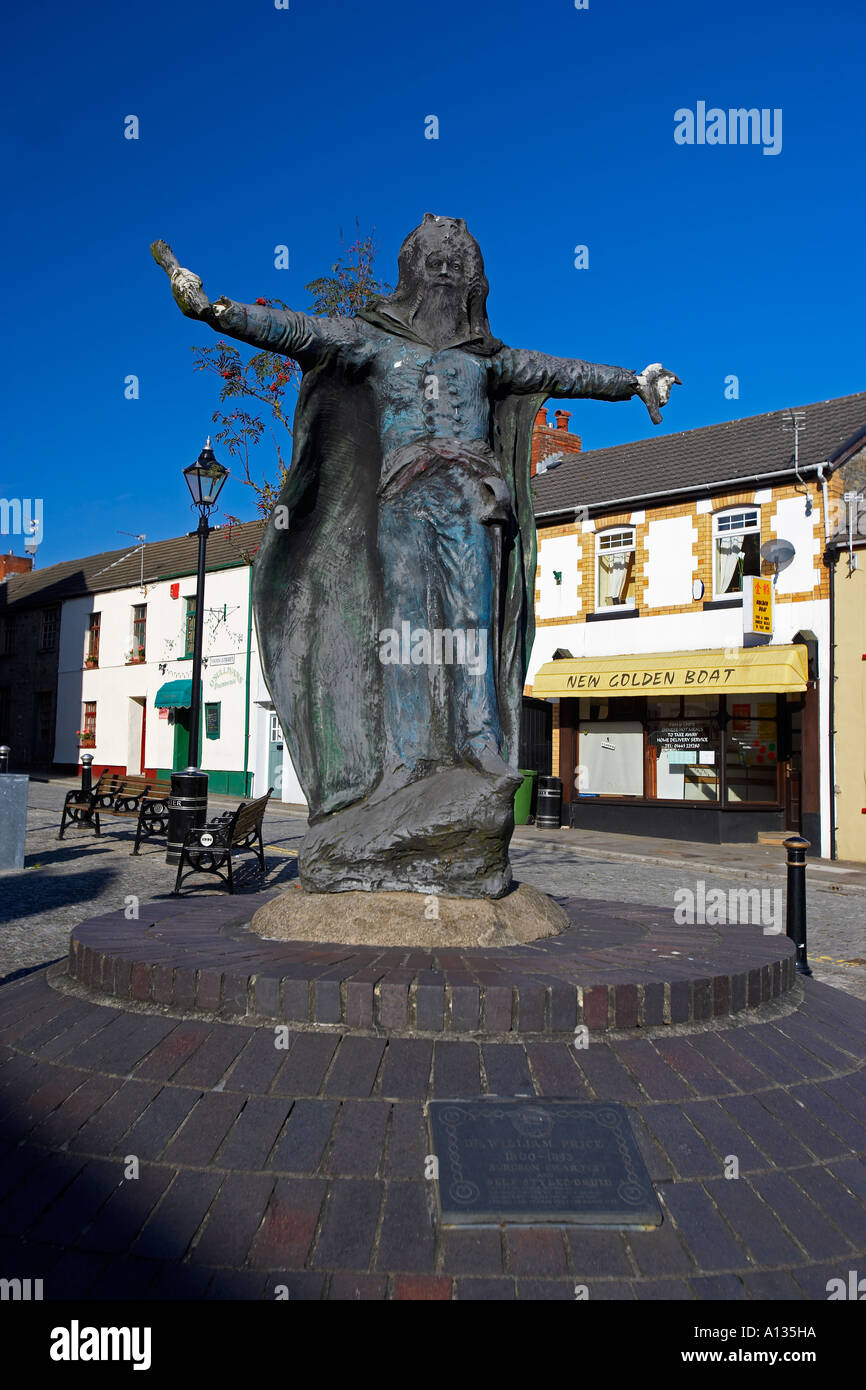 Dr William Price, Surgeon, Chartist, and Self Styled Druid Statue ...