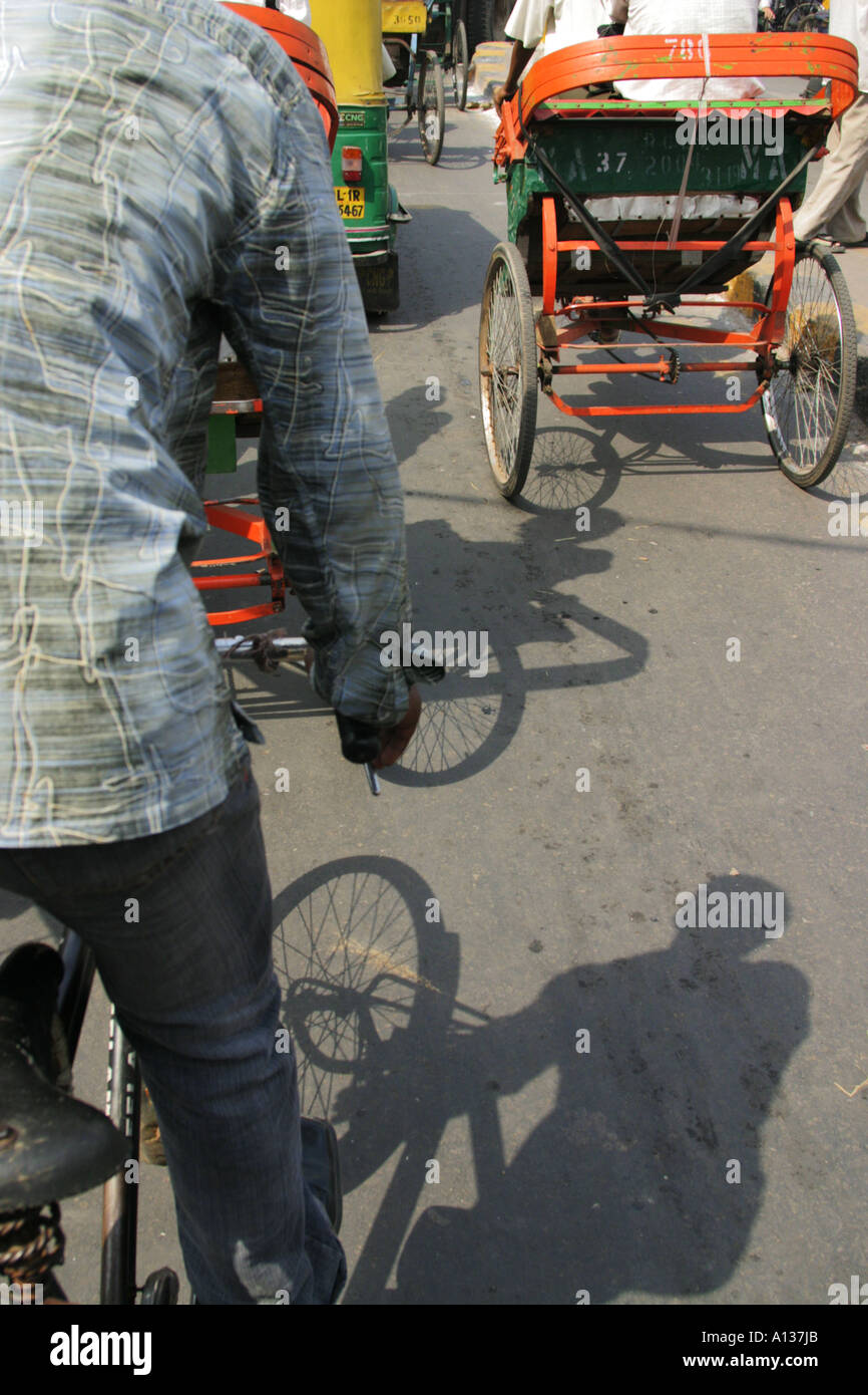 Rickshaws in traffic jam hi-res stock photography and images - Alamy